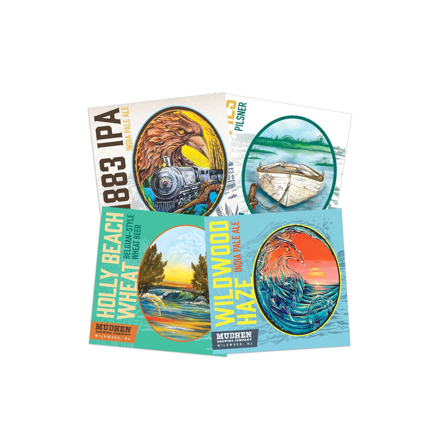 MudHen Flagship Coasters | MudHen Brewing Hop Shop